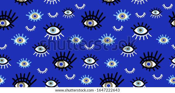 Angry Seeing Eye Symbol Eyelash Mascot Stock Vector (Royalty Free ...