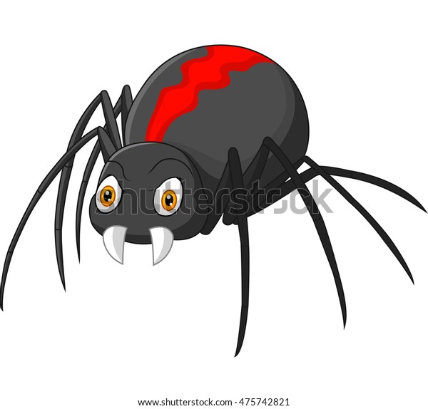 Angry Spider Cartoon Stock Vector (Royalty Free) 475742821 | Shutterstock