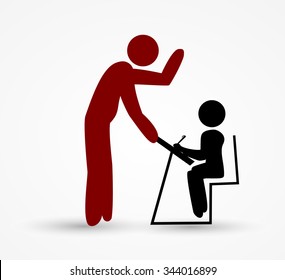 Angry Teacher Stock Vector (Royalty Free) 344016899 | Shutterstock