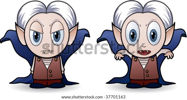 「Angry Vampire Kid Vector Illustration」のベクター画像素材（ロイヤリティフリー） 37701163 ...