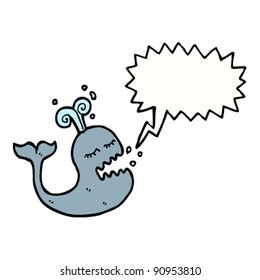 Angry Whale Cartoon Stock Vector (Royalty Free) 90953810 | Shutterstock