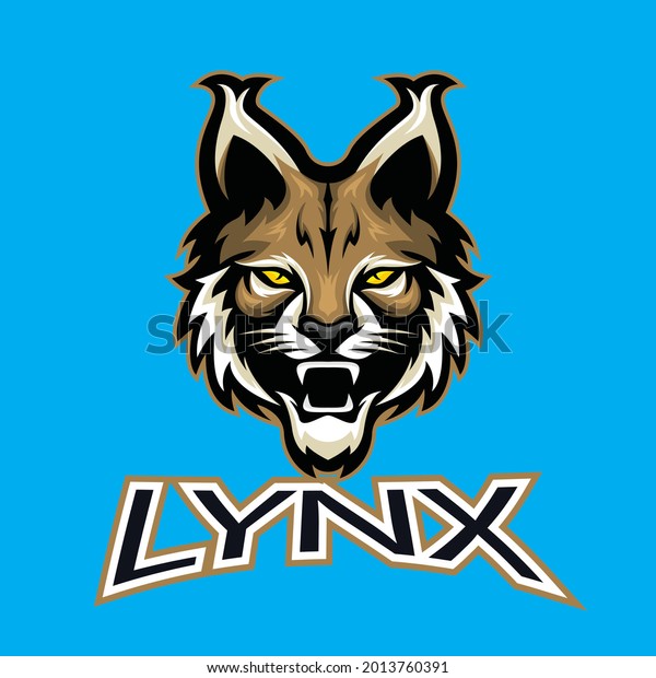 Angry Wildcat Head Mascot Logobobcat Design Stock Vector (Royalty Free ...