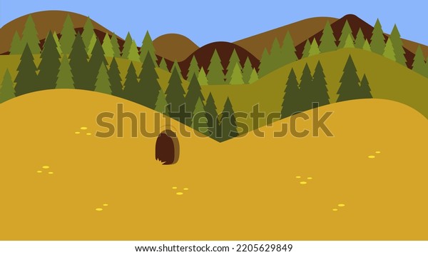 Animal Burrow Ground Stock Vector (Royalty Free) 2205629849 | Shutterstock