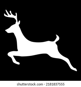 Animal Deer Jump Stag Vector Stock Vector (Royalty Free) 2181837555 ...