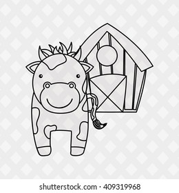Animal Farm Design Stock Vector (Royalty Free) 409319968