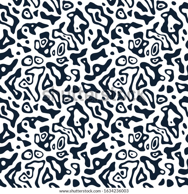 Animal Fur Skin Texture Pattern Seamless Stock Vector (Royalty Free ...