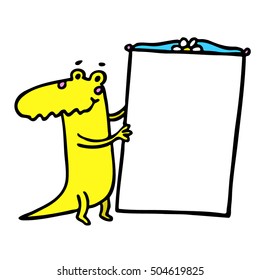 Animal Lizard Frame Vector Graphic Art Stock Vector (Royalty Free ...