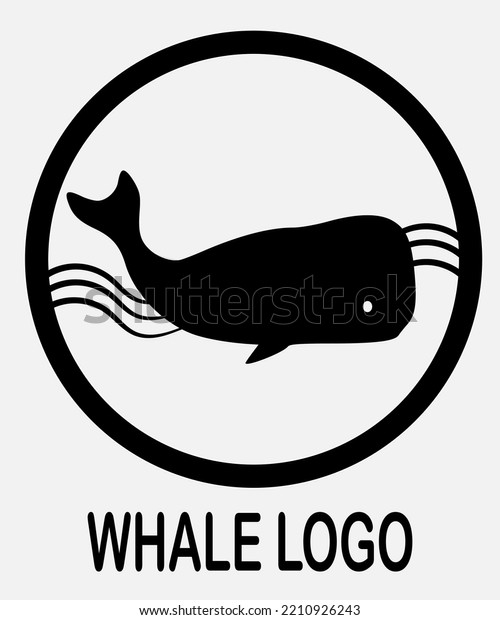 Animal Logo Circle Animal Middle Black Stock Vector (Royalty Free ...