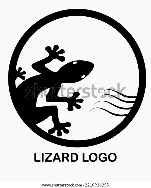 Animal Logo Circle Animal Middle Black Stock Vector (Royalty Free ...