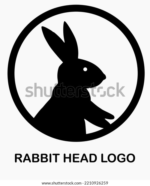 Animal Logo Circle Animal Middle Black Stock Vector (Royalty Free ...