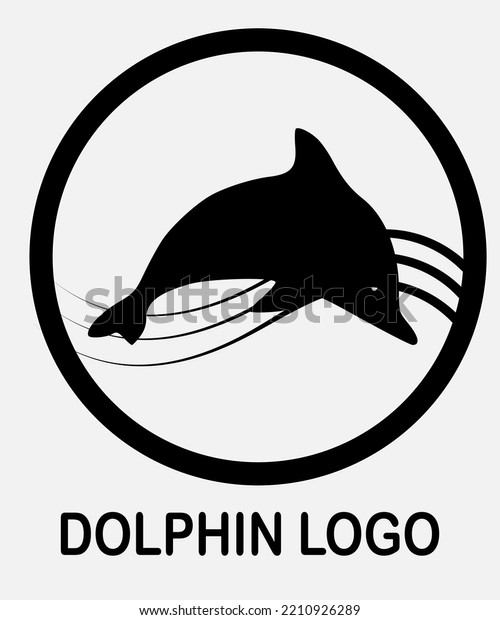 Animal Logo Circle Animal Middle Black Stock Vector (Royalty Free ...