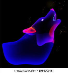 906 Wolf Neon Images, Stock Photos & Vectors | Shutterstock