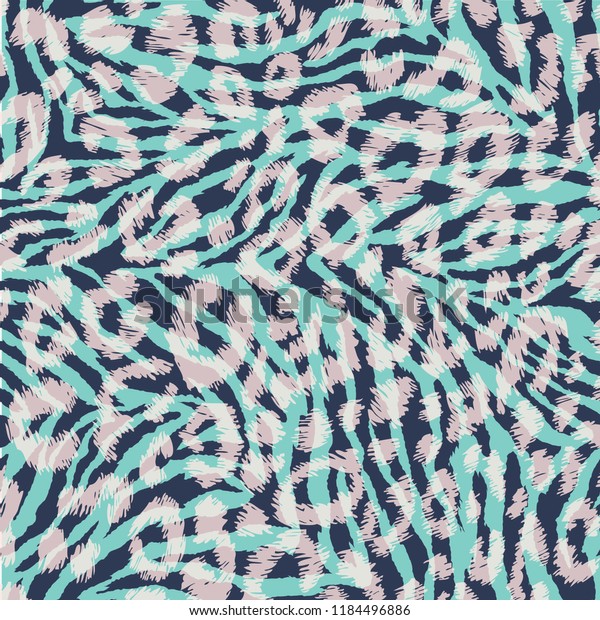 Animal Print Leopard Texture Background Stock Vector (Royalty Free ...