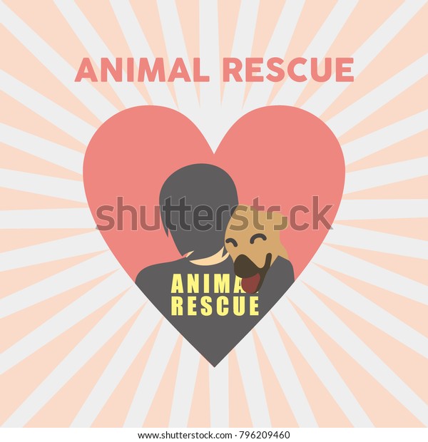 Animal Rescue Illustration Stock Vector (Royalty Free) 796209460 ...