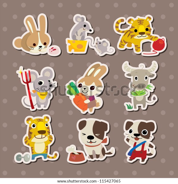 pegatinas para animales