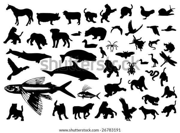 Animal Symbols Stock Vector (Royalty Free) 26783191