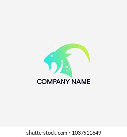 Animal Tech Logo Design Stock Vector (Royalty Free) 1037511649 ...