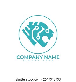 Animal Tech Logo Vector Illustrator Design Stock Vector (Royalty Free ...