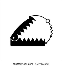 Animal Trap Icon Animal Catching Trap Stock Vector (Royalty Free ...
