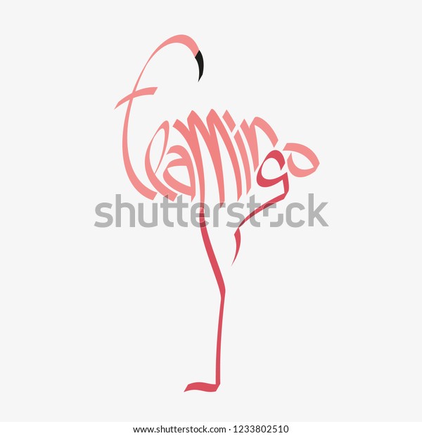 Animal Typography Animal Calligraphy Animal Logo Stock Vector (Royalty ...