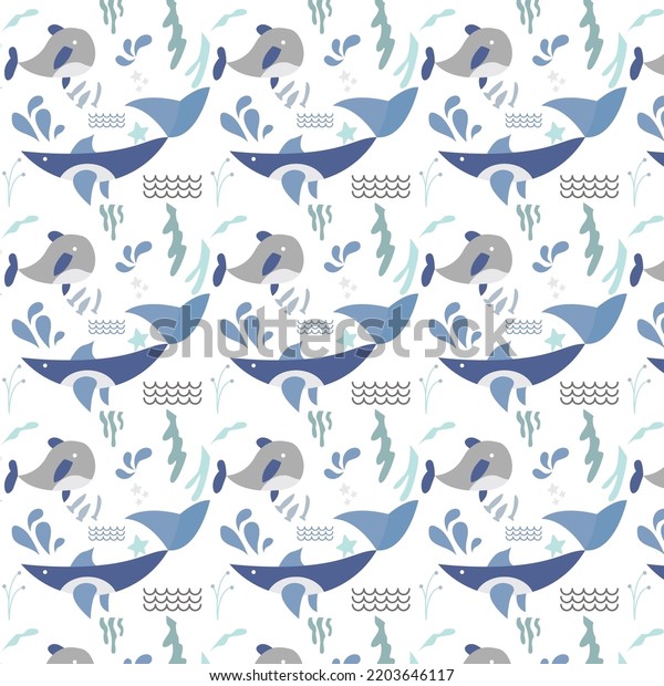 Animal While Design Pattern Can Be Stock Vector (Royalty Free ...