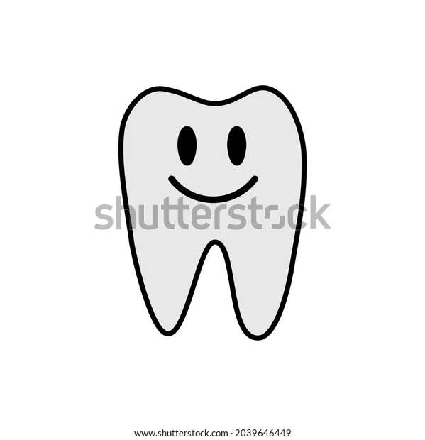 Animated Human Teeth Smile Face Vector Stock Vector (Royalty Free ...