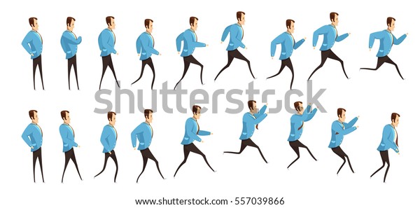 Animation Frame Sequence Running Jumping Man Stock Vector (Royalty Free ... Animation Frame Sequence Running Jumping Man Stock Vector (Royalty Free ...
