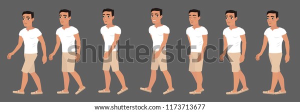 Animation Human Gait Guy Character Animation Stock Vector (Royalty Free ... Animation Human Gait Guy Character Animation Stock Vector (Royalty Free ...