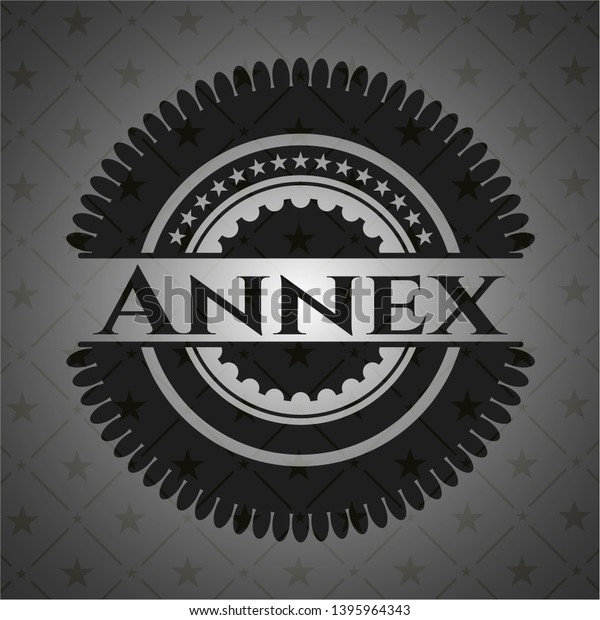 Annex Black Emblem Vector Illustration Detailed: เวกเตอร์สต็อก (ปลอดค่า ...