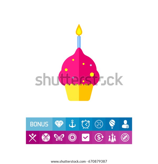 Anniversary Cake Icon Stock Vector (Royalty Free) 670879387 | Shutterstock