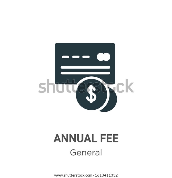 Annual Fee Glyph Icon Vector On Stock Vector (Royalty Free) 1610411332 ...