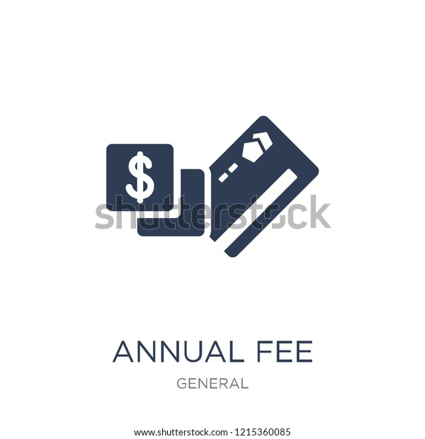 Annual Fee Icon Trendy Flat Vector Stock Vector (Royalty Free ...