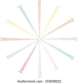 Annual Gregorian Calendar Vector Illustration Stock Vector (Royalty ...