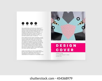 Abstract Backgrounds Trendy Colorful Templates Social Stock Vector ...