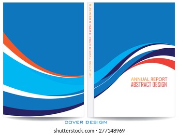 Annual Report Cover Transparent Background Design Stock Vector (Royalty ...