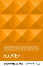 Annual Report Front Page Template Sample Stock Vector (Royalty Free ...