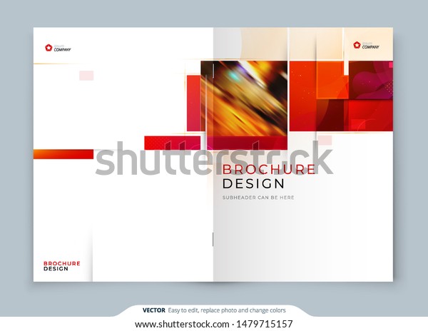 Annual Report Template Layout Design Corporate 库存矢量图（免版税）1479715157 ...
