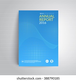 Annual Report Title Sheet Design A4 Stock Vector (Royalty Free ...
