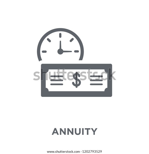 Annuity Icon Annuity Design Concept Annuity Stock Vector (Royalty Free ...