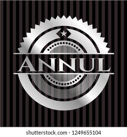 Annul Silver Shiny Emblem Stock Vector (Royalty Free) 1249655104 ...
