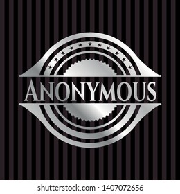 Anonymous Silver Emblem Vector Illustration Mosaic Stock Vector ...