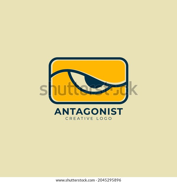 Antagonist Angry Cartoon Eye Creative Media Stock Vector (Royalty Free ...