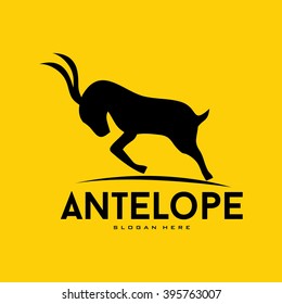 Antelope Sign Antelope Icon Antelope Logo Stock Vector (Royalty Free ...