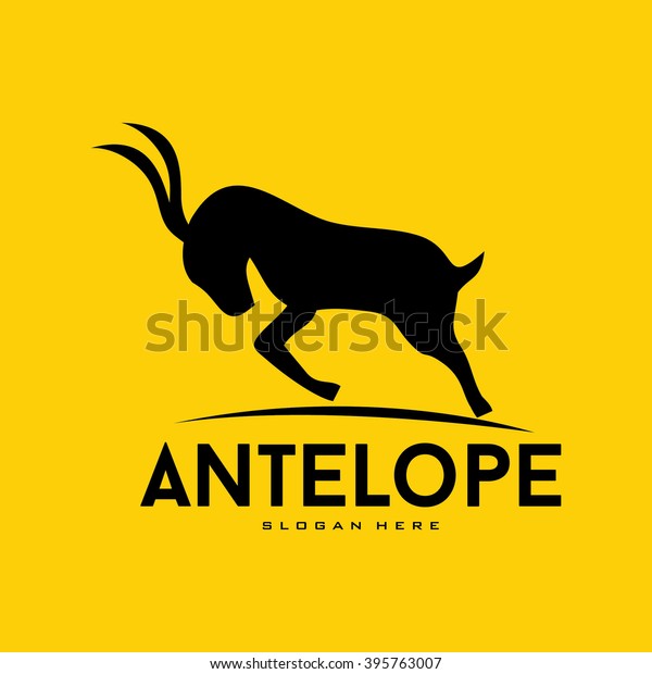 Antelope Sign Antelope Icon Antelope Logo Stock Vector (Royalty Free ...