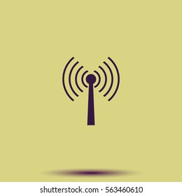 Antenna Icon Wifi Icon Stock Vector (Royalty Free) 466848755
