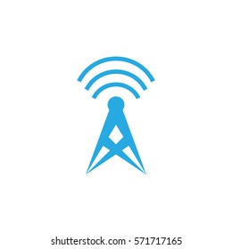 Antenna Ilustration Vector Design 2 Stock Vector (Royalty Free ...
