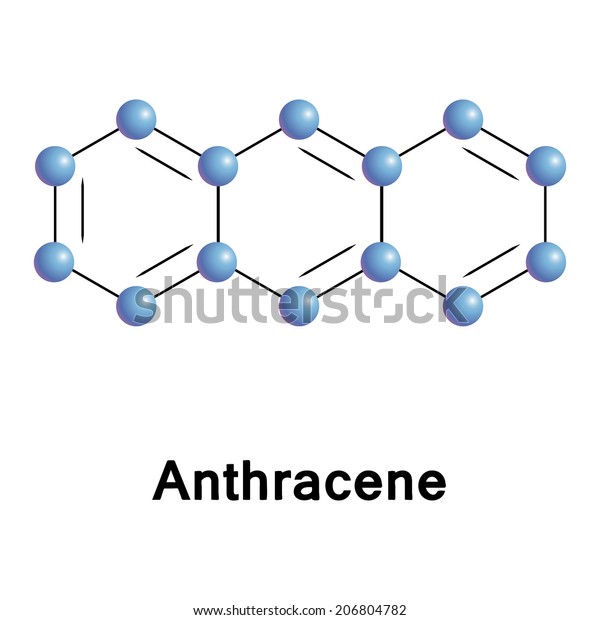 「Anthracene Chemical Compound Moleccular Structure Vector」のベクター画像素材 ...