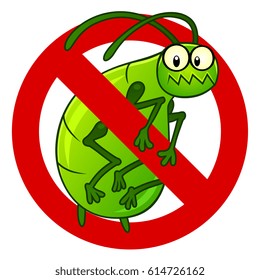 Anti Aphid Sign Stock Vector (Royalty Free) 614726162 | Shutterstock