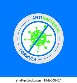 Anti Bacterial Logo Design Vector On Stock Vector (Royalty Free ...