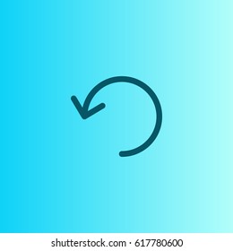 Anti Clockwise Rotating Arrow Icon Counter Stock Vector (Royalty Free ...